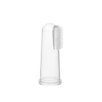 China Baby Finger Infant Silicone Toothbrush Baby Teether Brush for sale