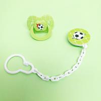 China Football Safety Chain Breastfed Newborn Baby Dummies for sale