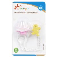 China ABS PP Odourless Plastic Pacifier Silicone Baby Soother for sale