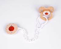 China ISO9001 S  M L 110℃ ABS Baby Silicone Soother for sale