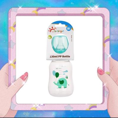 China 5oz 130ml Newborn Baby Feeding Bottle Microwave Safe for sale