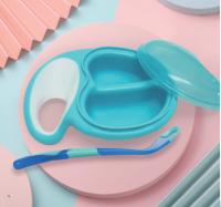China Safe Easy Grip Polyproprene Baby Bowls And Spoons for sale