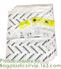 PLA Zipper Cashmere package Bags, Biodegradable Apparel, Clothes Packaging, recyclable, reusable