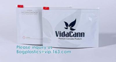 China Child Resistant Locking Pouches ASTM D3475 Zipper Pouch Custom Printed Mylar Exit Bag 20-200 Microns for sale