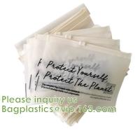China Biodegradable Compostable Ziplock Bag PLA PBAT 6 Month Degradation Eco Friendly Reusable Slider Bag for sale