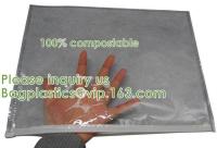 China Biodegradable PLA Corn Starch Zipper Bag 100% Compostable Apparel Packaging Custom Size for sale