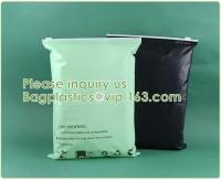 China Biodegradable Apparel, Clothes Packaging, Biodegradable Compostable Zip Clothing Bags With Logo for sale