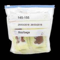 China Biodegradable PLA PBAT Custom Zipper Bags 80 Microns for Garment Storage Packaging for sale
