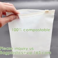 China Biodegradable Corn Starch Zipper Bag 15x20cm Moisture Proof Food Storage Slider Bag for sale