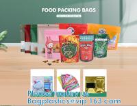 China Custom Stand Up Pouch Bags with Resealable Zipper 28g to 5kg Capacity for sale