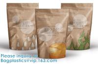 China Custom Printed Stand Up Pouches for Food Packaging with Zipper 10000 MOQ for sale
