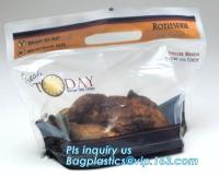 China Biodegradable Stand Up Anti-Fog Hot Roast Chicken Zipper Bag Microwave Safe 2 Layer Laminated Film for sale