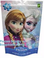 China Custom Printed Nontoxic Moistureproof Candy Toy Gift Bags 75x100mm Side Gusset Spout Pouches for sale