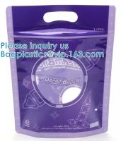 China Custom Printed Nontoxic Moistureproof Candy Toy Gift Bags 75x100mm Side Gusset Spout Pouches for sale