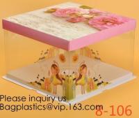China 50 Pack 3x3x3 Inch Clear PET Plastic Gift Boxes for Food Cosmetics Small Items for sale