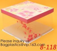 China 50 Pack 3x3x3 Inch Clear PET Plastic Gift Boxes for Food Cosmetics Small Items for sale