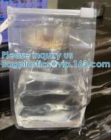 China Pre-Sterilized Breast Milk Storage Bags 6oz 100ct Leak Proof Double Zipper Seal for sale