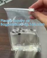 China Pre-Sterilized Breast Milk Storage Bags 6oz 100ct Leak Proof Double Zipper Seal for sale