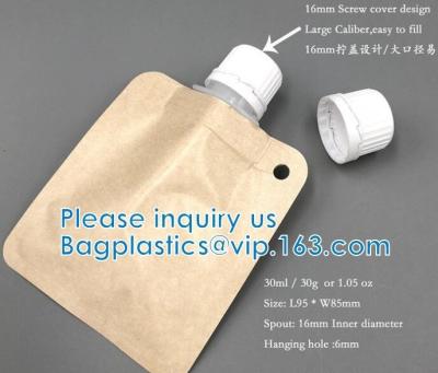 China Reusable Baby Food Pouches 6oz BPA-Free Silicone Storage for Puree Smoothie Yogurt for sale