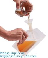 China BPA Free Stand Up Drink Spout Pouch 500ml Leak Proof Water Bottle Nozzle Bag for Beverage Juice Milk Coffee for sale