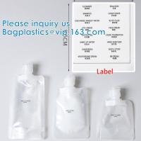 China TSA Approved Clear Squeeze Pouch 30ml 50ml 100ml Refillable Leak Proof Travel Toiletry Bags for sale