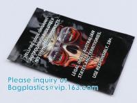 China Holographic Mylar Zip Lock Bag 2.4x9 Inch Resealable Smell Proof Aluminum Foil Pouch for sale