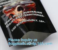 China Holographic Mylar Zip Lock Bag 2.4x9 Inch Resealable Smell Proof Aluminum Foil Pouch for sale