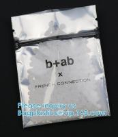 China Custom Printed Aluminum Foil Zipper Bag Moisture Barrier Food Packaging Pouch 10 Colors for sale