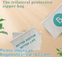 China Child-Resistant Locking Pouches, Exit Bag, Packaging Baggies, Odor Barrier, Metallized interior for sale