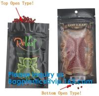 China Custom Child Resistant Herb Baggies Smell Proof Moisture Barrier 1 Pound Alufoil Bags for sale