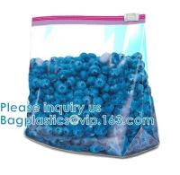 China Reusable Slider Zipper Bags 15 Pack BPA Free LDPE Food Storage Freezer Bags for sale