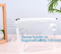 China Biodegradable Frosted EVA Zipper Pouch Custom Size 20-200microns for Garment Packaging for sale