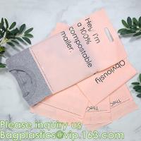 China Biodegradable Mailer, Compostable Mailing Pack, Corn Starch Slider Zipper, PLA, PBAT, Apparel Garment for sale