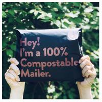 China PLA Polylactide & PBAT Biodegradable Polymer, 100% Plant-Based, Compostable, Thank You Mailer Packaging Bag for sale