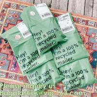 China 100% Recycled Compostable Poly Mailer Bag Eco Friendly Mailing Envelopes 20-160 Micron Thickness for sale