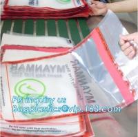 China Custom Tamper Evident Security Bags 90 Micron LDPE for Airport Duty Free Shops for sale