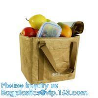 China Insulated Cooler Tote Bag 10x10x10 inch Nylon Polyester Thermal Lunch Bag for Food Transport for sale