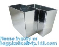 China Insulated Foam Cooler Box 30x30x15cm Aluminum Foil Lined Thermal Shipping Container for Food for sale