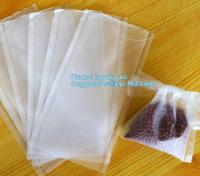 China PVA Carp Fishing Bait Bags 6x12cm 100pcs Water Soluble Boilie Rig Tackle Kit for sale