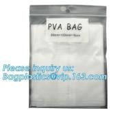 China PEVA Water Soluble Laundry Bags 0.02mm Cold Water Dissolvable Plastic Bags for Hospital Infection Control for sale