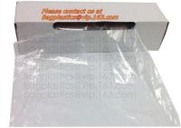 China Disposable CPE Apron 28x46 Inch 0.2 Mil Waterproof with Thumb Loop Bulk 100 Pack for sale