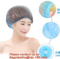 China Disposable Bouffant Caps 100 Pack 21 Inch Nonwoven Hair Net Elastic Dust Cap for Medical Food Service for sale
