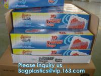 China Biodegradable Food Storage Zipper Bags 35x40mm to 610x610mm Reusable Freezer Safe LDPE for sale
