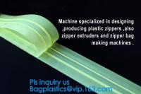 China Plastic Flange Zipper 12-13mm PE PP PVC EVA Reclosable Food Grade for Pouch Bags for sale