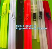 China Waterproof Airproof Concavo Convex Slider Zipper 22mm PE Flange Zip Seal for Food Packaging for sale