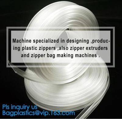 China PE Flange Zipper 10mm Airproof Waterproof Dustproof for Garment Bags for sale