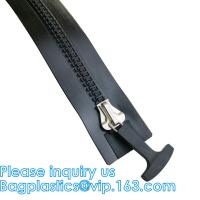 China TPU Coated Airtight Waterproof Zipper 50 Kpa Resin Teeth Metal Slider for Diving Suit for sale