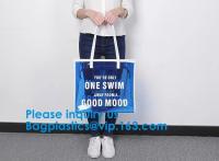 China Custom Clear PVC Tote Bag 13x12.5 Inches Waterproof Beach Shopping Bag for sale