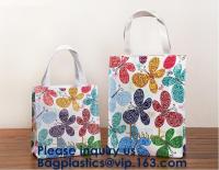 China Custom Logo Waterproof PVC Shopping Bag 8x9x4.5 Inch Neon Beach Tote for sale
