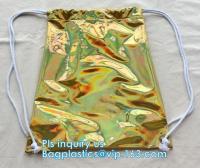 China Holographic Clear PVC Backpack 11.2 Inch Waterproof Transparent Daypack for School Travel for sale
